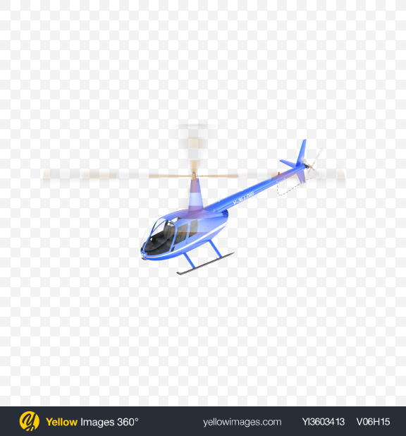 Light Blue Helicopter